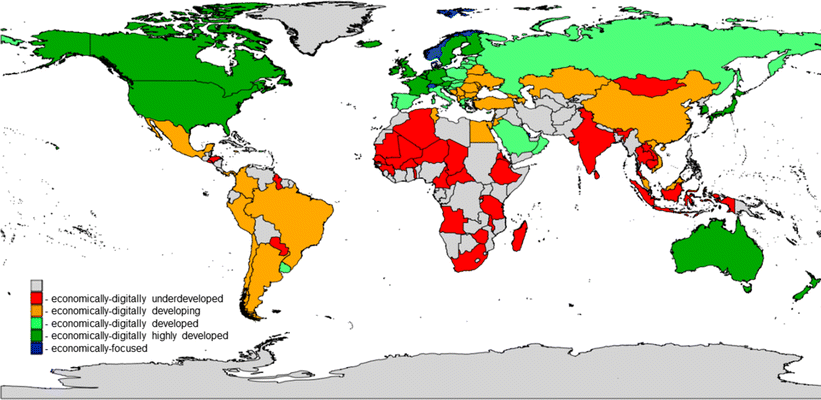 Countries mapped a long way toward digital dominance. - Radar Magazine