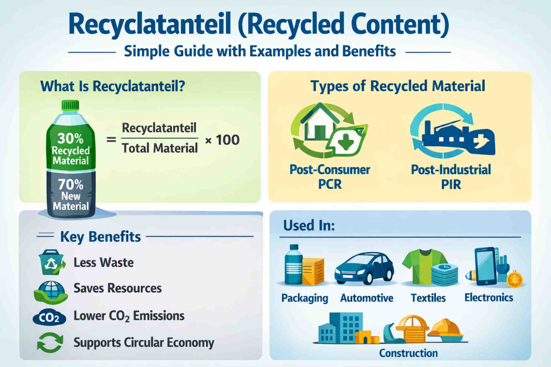 Recyclatanteil Explained: What Recycled Content Means and Why It Matters